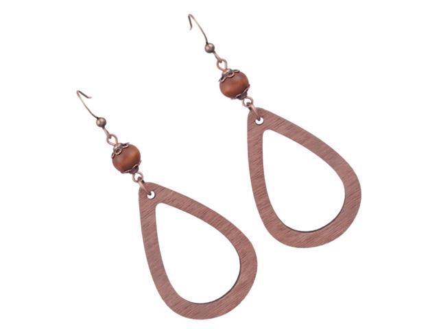Click here for Bohemian Wood Bead Earrings For Women  Distressed... prices