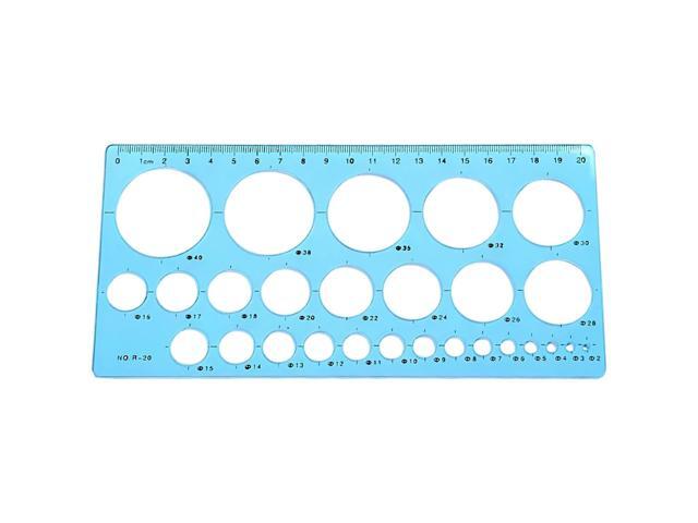 Click here for Geometric Circle Template Ruler 8.3 in  Multi-Size... prices