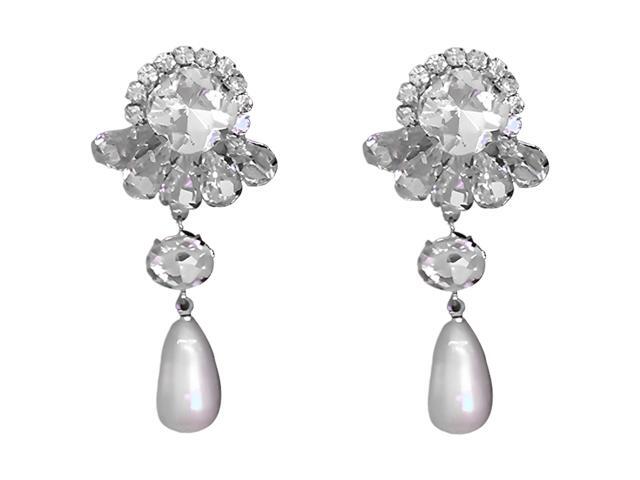 Click here for Dangle Cz Earrings  WomenS Wedding Jewelry  Floral... prices