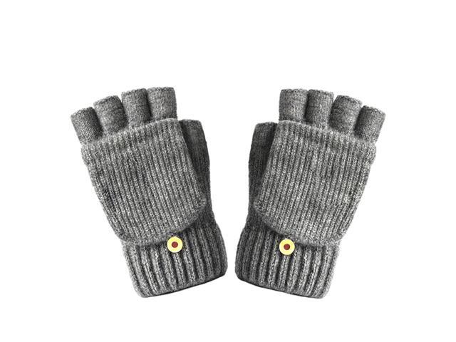 Click here for Knitted Fingerless Gloves With Convertible Flip To... prices