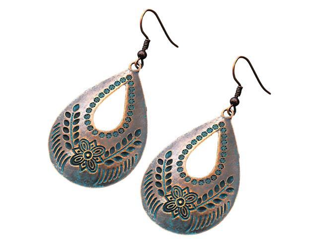 Click here for Vintage Leaf Geometric Dangle Earrings  Alloy Bron... prices