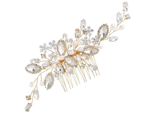 Click here for Adjustable Bridal Hair Comb  Pearl and Crystal Wed... prices