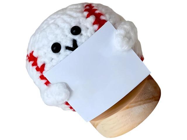 Click here for 12 cm Crocheted Baseball Figure with Base  Handcra... prices