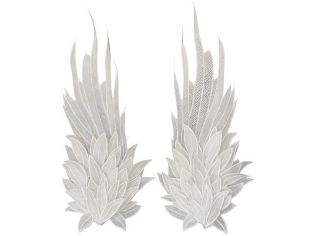 Click here for 2 Pcs Feather-Shaped Angel Wing Hair Clips  Ideal... prices