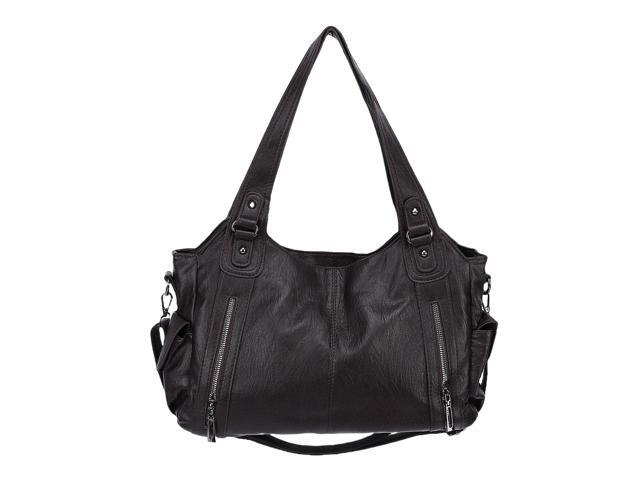 Click here for Tote Bag  Large Capacity Stylish PU Leather Simple... prices