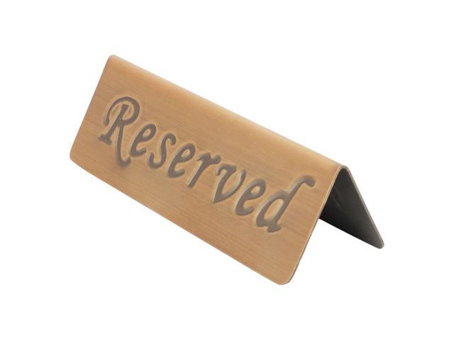 Click here for Reserved Seat Sign  Stainless Steel Reservation Si... prices