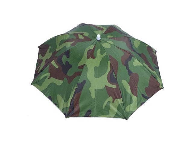 Click here for Fishing Umbrella Hat Portable Elastic Headband Fas... prices