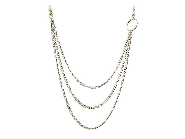 Click here for Gold Jeans Chain 2 Pcs Metal  Waist Layered Chain... prices
