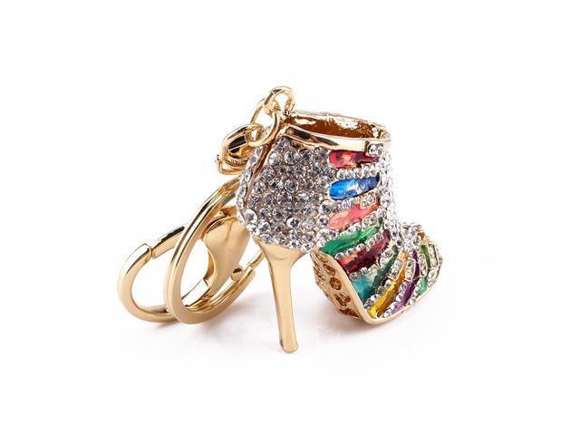 Click here for Crystal Rhinestone Keyring Charm Pendant Keychain... prices