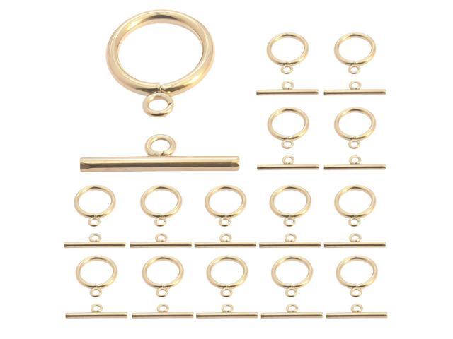 Click here for 15 Pcs Gold Plated Toggle Jewelry Clasps  304 Stai... prices