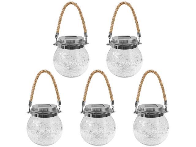 Click here for 5-Pack Solar Mason Jar Lid Lights  30 Led Stainles... prices