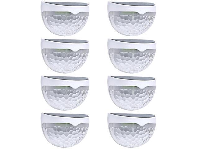 Click here for 8 Pcs Solar Wall Lights with Half-Round Design  6... prices