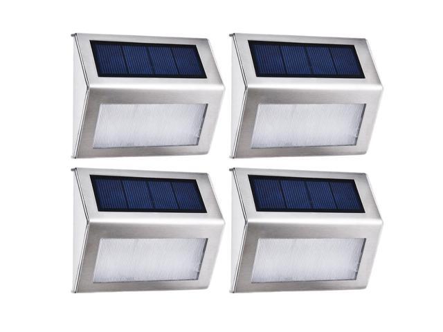 Click here for 4 Pcs Solar Stair Lights  Stainless Steel Outdoor... prices