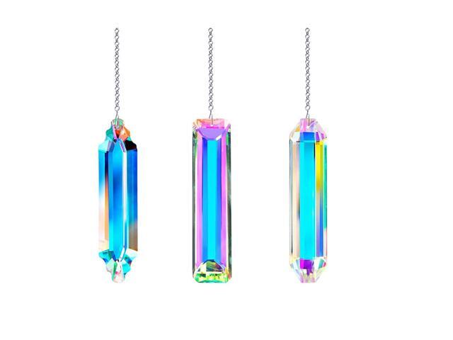 Click here for 3PCS Large Suncatcher Prisms Hanging Glass Rainbow... prices