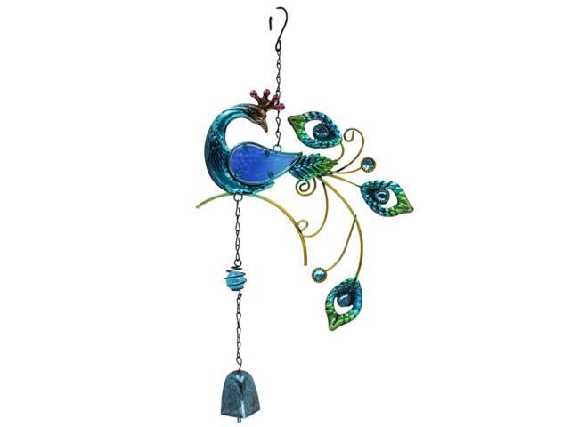 Click here for Peacock Shaped Glass Metal Wind Relaxing Tone Hang... prices