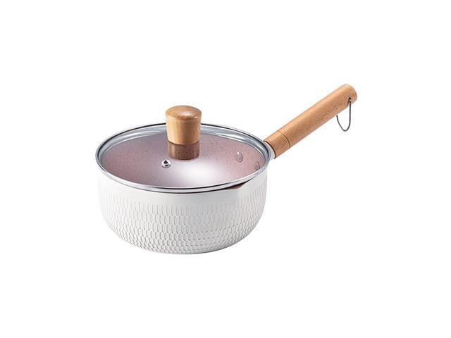 Click here for Nonstick Aluminum Sauce Pan with Glass Lid Wooden... prices