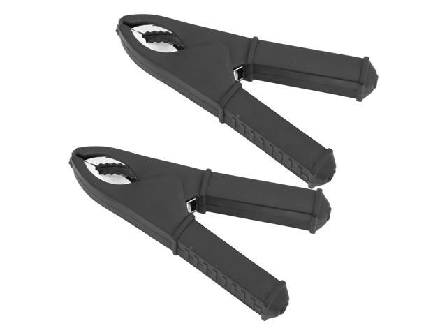 Click here for Black - 2 Pieces Insulated Alligator Clip 100mm Pu... prices