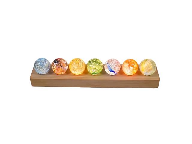 Click here for 7 Sphere Lamp  Crackle Pattern Glass Night Light... prices