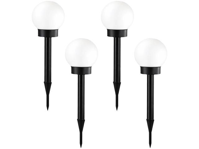 Click here for 4 Pcs Traditional Outdoor Lights with Stake  White... prices