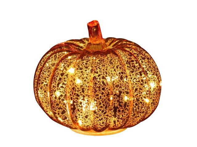 Click here for Golden Mercury Glass Light Up Pumpkin  with Timer... prices