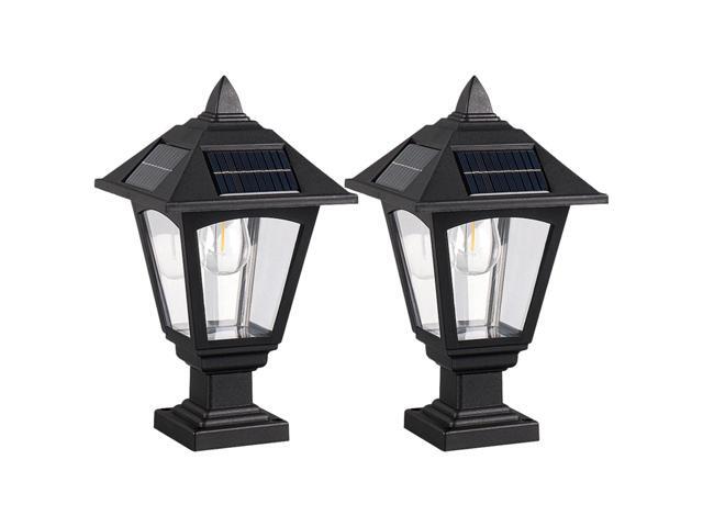Click here for Solar Garden Lights 2-Pack  3000K Warm  Pier Mount... prices