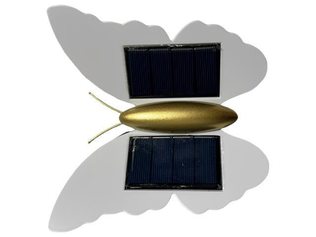 Click here for White Butterfly Solar Wall Light  3000K Warm Light... prices