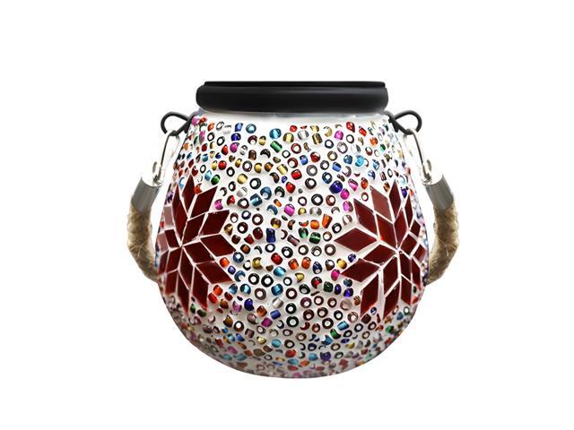 Click here for Mosaic Solar Lights Outdoor Waterproof  Hanging La... prices
