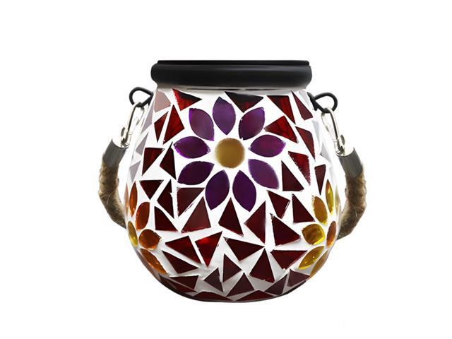 Click here for Mosaic Solar Lights Outdoor Waterproof  Stained Gl... prices