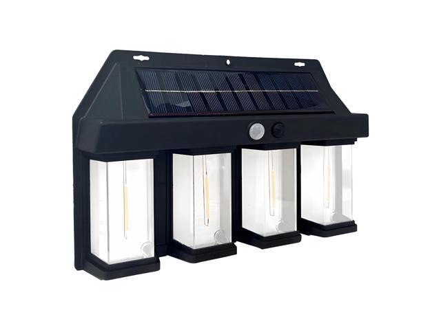 Click here for 4-Head Solar Wall Lanterns Outdoor  Dusk to Motion... prices