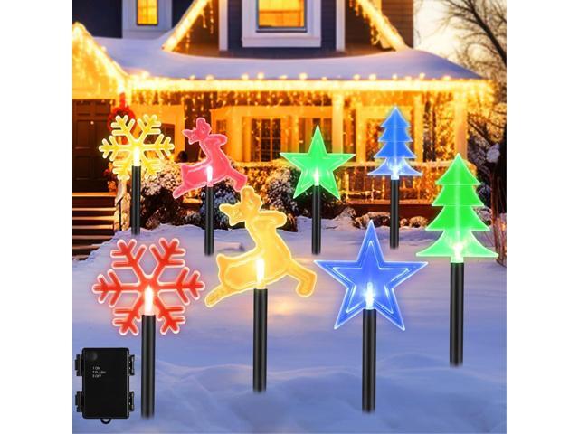 Click here for Waterproof Pathway Christmas Lights  8-Pack Yard D... prices