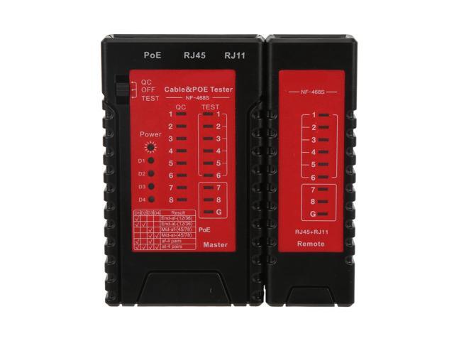 Click here for NF 468S Cable Tester for RJ45 RJ11 and RJ12 Wire T... prices
