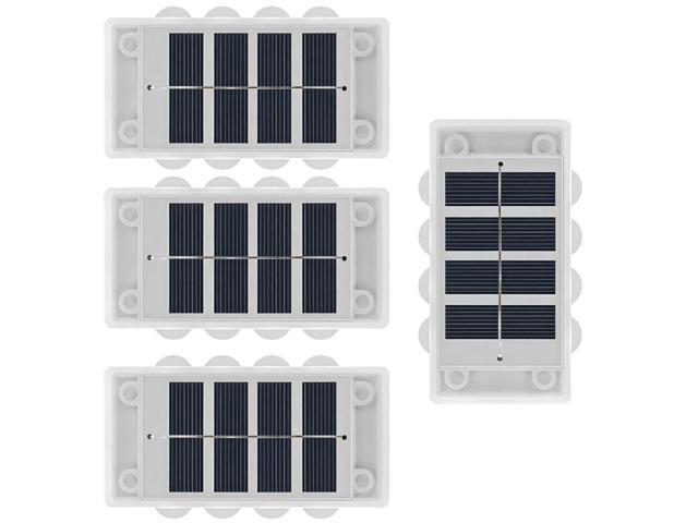 Click here for Set of 4 Solar Fence Lights  Adjustable 7 Mode Bri... prices