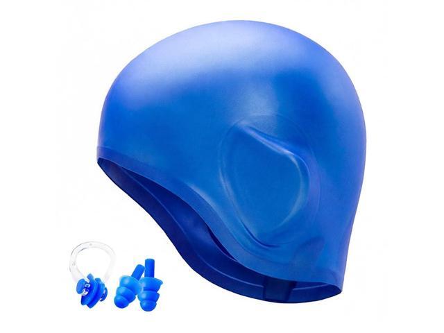 Click here for Ergonomic 3D Silicone Swim Cap with Ear Nose Clip... prices