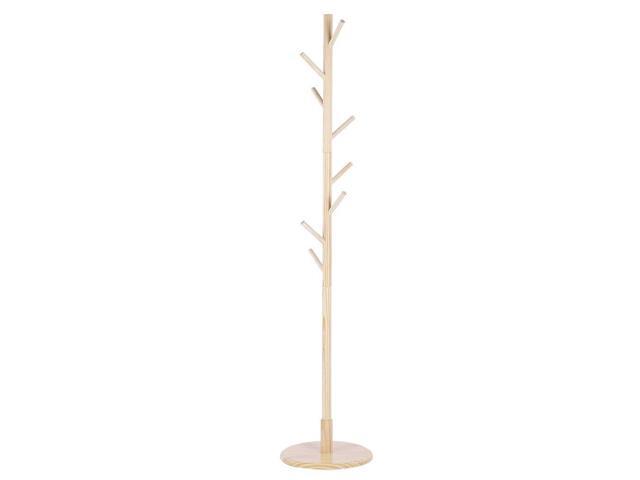 Click here for Assembled Wooden Coat Hat Stand Tree Vertical Hang... prices
