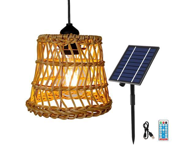 Click here for Outdoor Solar Led Wicker Chandelier  Solar-Powered... prices