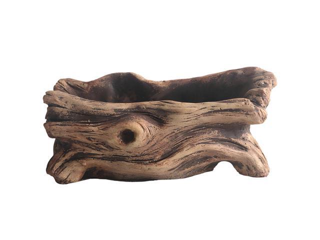 Click here for Decorative Concrete Planter  Driftwood Stump Log 7... prices