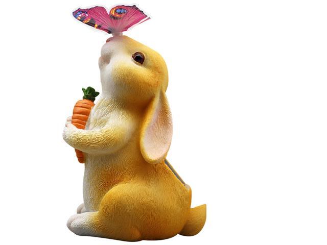 Click here for Garden Bunny Statue  Solar Powered with Butterfly... prices