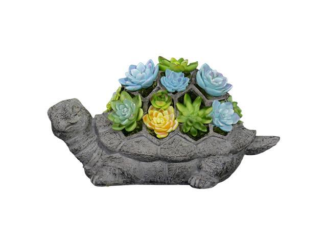 Click here for Solar Lighted Turtle Garden Statue  10.2 in Resin... prices