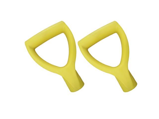 Click here for 2 Pcs Shovel D Grip Handle  Yellow Plastic Handle... prices