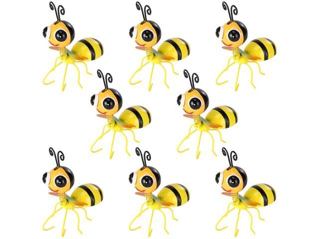 Click here for 8 Pcs Iron Bee Garden Decor  Weather-Resistant Rus... prices