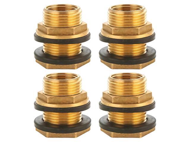 Click here for 4 Pcs Garden Hose Brass Fittings  1/2 Inner  3/4 O... prices