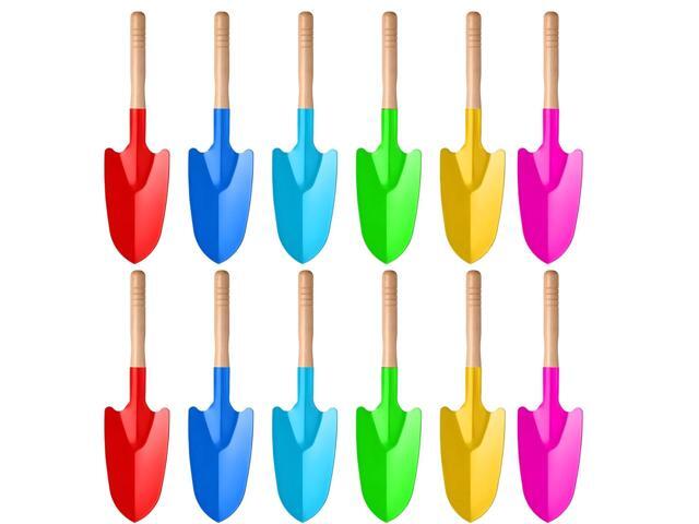 Click here for 12 Count Kids Metal Shovel Set  Pointed Iron Garde... prices