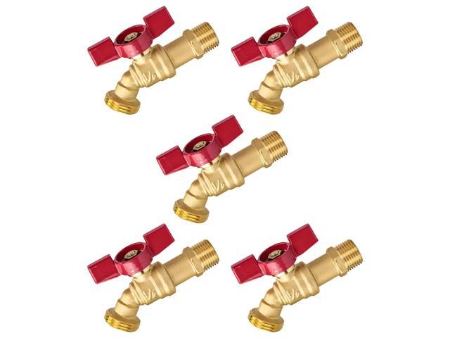 Click here for 5 Pack Brass Outdoor Faucet  Garden Hose Shut Off... prices