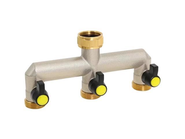 Click here for Valve with Knobs  3/4 Brass  3-Way Brass Garden Ho... prices