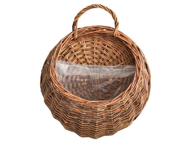 Click here for Willow Wicker Hanging Basket  7.9 in Small Wall Ha... prices