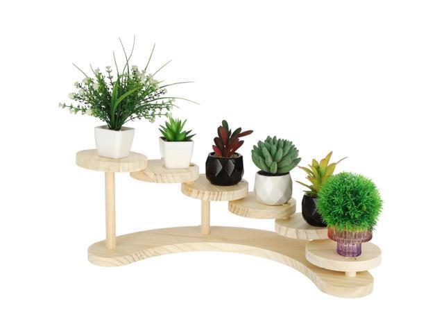 Click here for 6-Tier Wooden Plant Stand  Tabletop  Round Platfor... prices