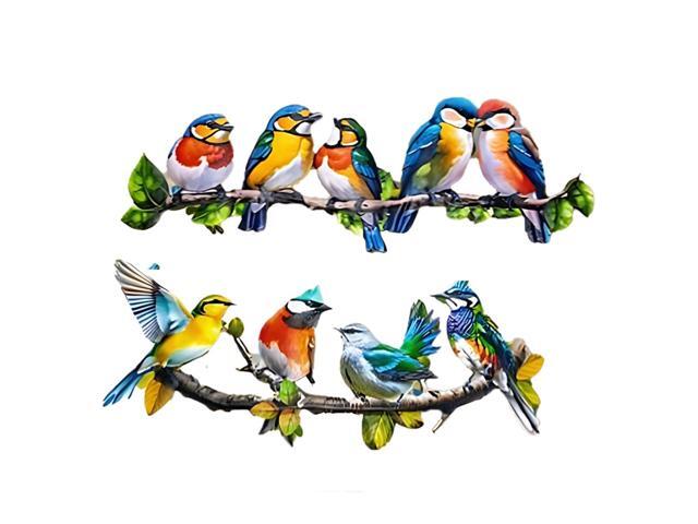 Click here for Iron Bird Wall Decor 2 Pcs Metal  Garden Fence Out... prices