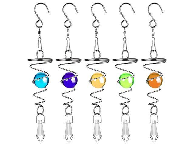 Click here for Double Helix Crystal Wind Spinner Set  with Glass... prices