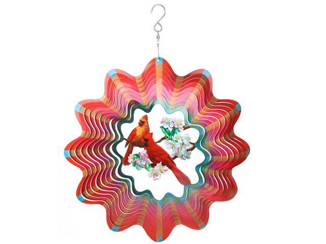 Click here for Red Gradient Hummingbird Wind Spinner  3D Animated... prices