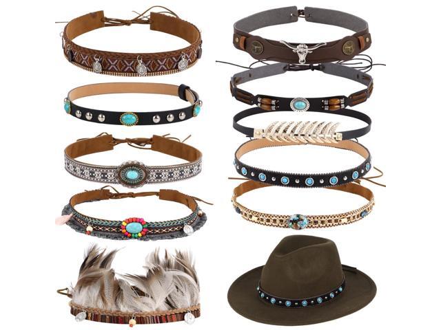 Click here for Cowboy Ethnic Western Beaded Hats  Bands Belts  Ha... prices